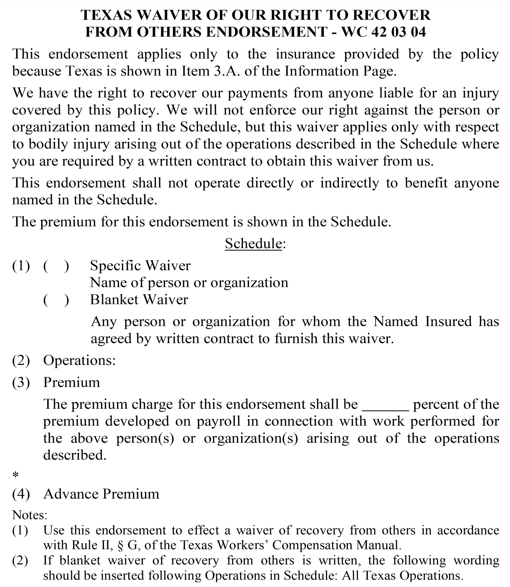 Wickert: The Inexplicable Workers' Compensation Waiver of Subrogation ...